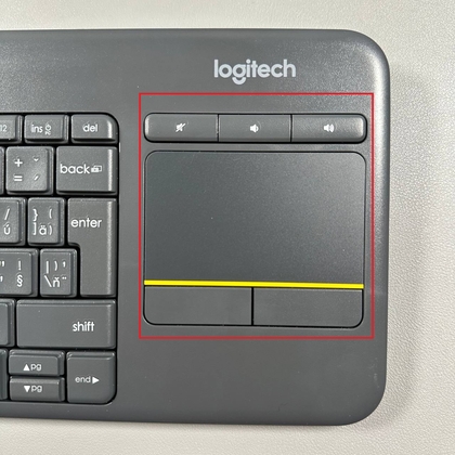 How to Use the Touch Pad on Logitech Wireless Touch Keyboard K400 ...