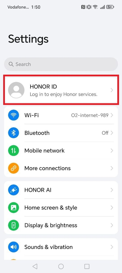 Setting Up an Honor ID on HONOR 400 Lite: A Complete Guide | ManualsLib