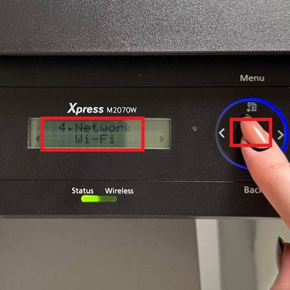 Si të lidhni Samsung Xpress M2070W me WiFi dhe të gjeni fjalëkalimin ...