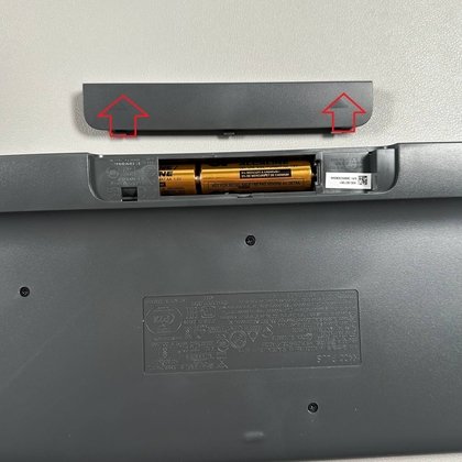 Logitech Wireless Touch Keyboard K400 - How to Change Batteries ...