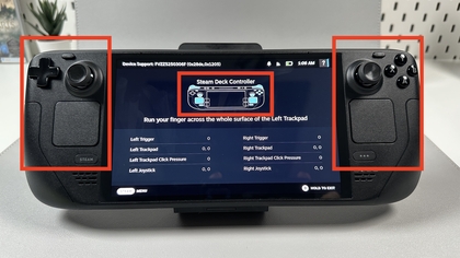 Sådan tester du controllerknapper på en Steam Deck OLED-konsol | ManualsLib