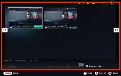 Valve Steam Deck OLED Console: How to Take Screenshots | ManualsLib