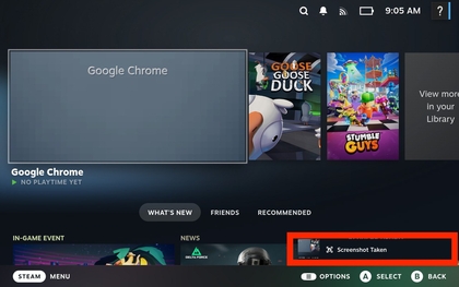 Valve Steam Deck OLED Console: How to Take Screenshots | ManualsLib