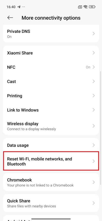 POCO F7 - How to Reset Network Settings | ManualsLib