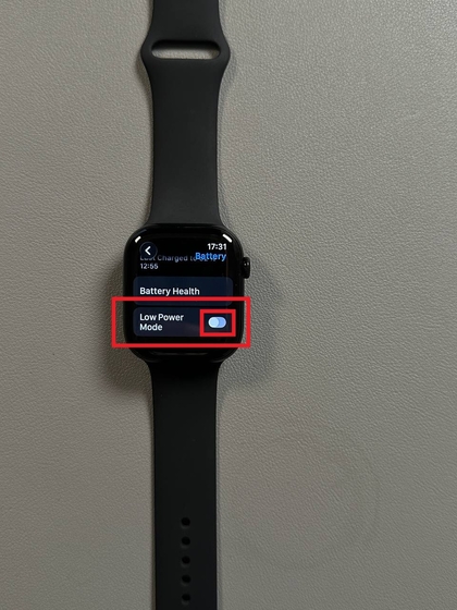 How to Enable or Disable Low Power Mode on Apple Watch Series 11 ...