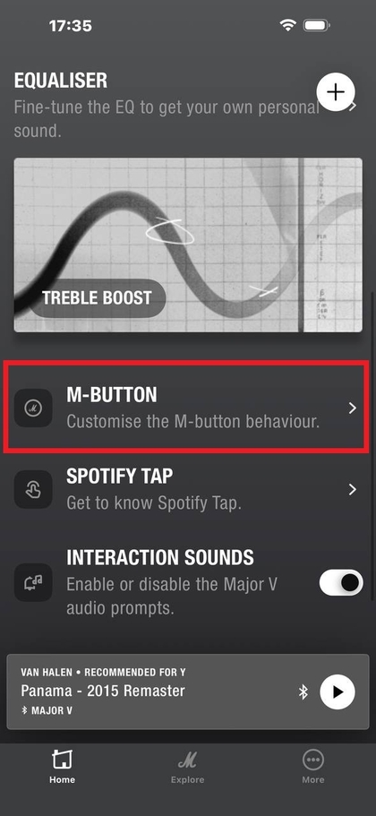 How to Customize the M-Button on Marshall Major V Headphones | ManualsLib
