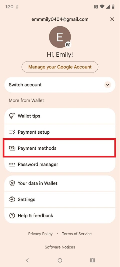 How to Manage Google Wallet on the Motorola EDGE 60 Fusion | ManualsLib