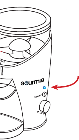 Gourmia GCG185 - Mwongozo wa Kusaga Kahawa Kubwa kwa Udhibiti Maalum ...
