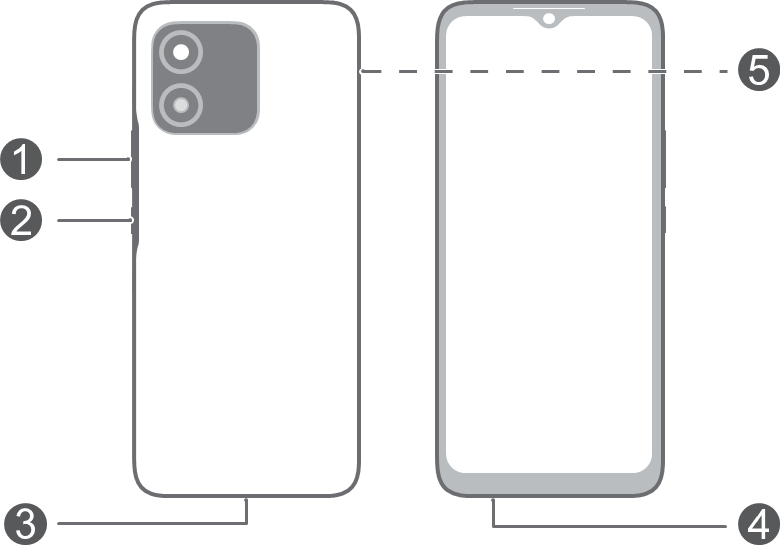 HONOR X5, VNA-LX2 - Smartphone Quick Start Guide | ManualsLib