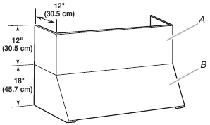 KitchenAid KVWC906KSS - 36" 585 o 1170 CFM Motor Class Campana ...
