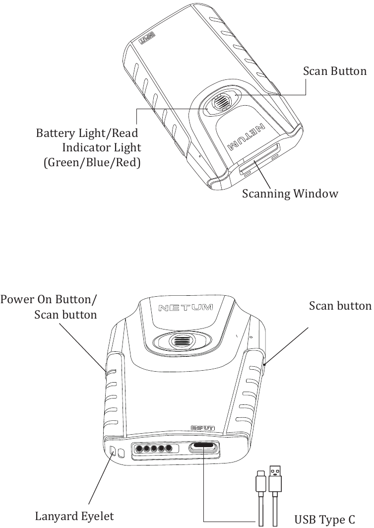 Netum E740, E800, E900, E950 - Barcode Scanner E Series Manual (Netum ...