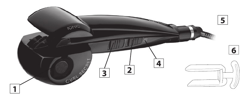 Mwongozo wa BaByliss Curl Secret C1050E | ManualsLib