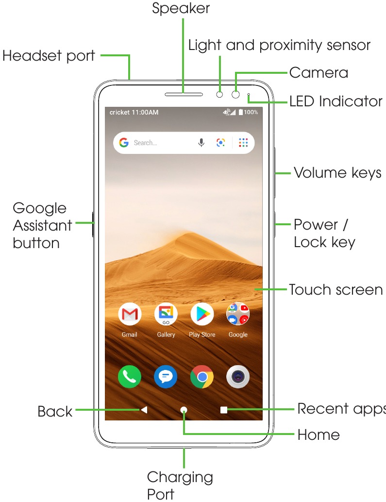 „Alcatel Cricket APPRISE“ greitasis pradžios vadovas | ManualsLib