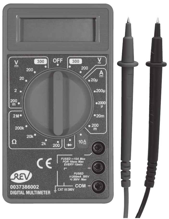 REV Ritter EM830B - Digital Multitester Operating Instructions | ManualsLib