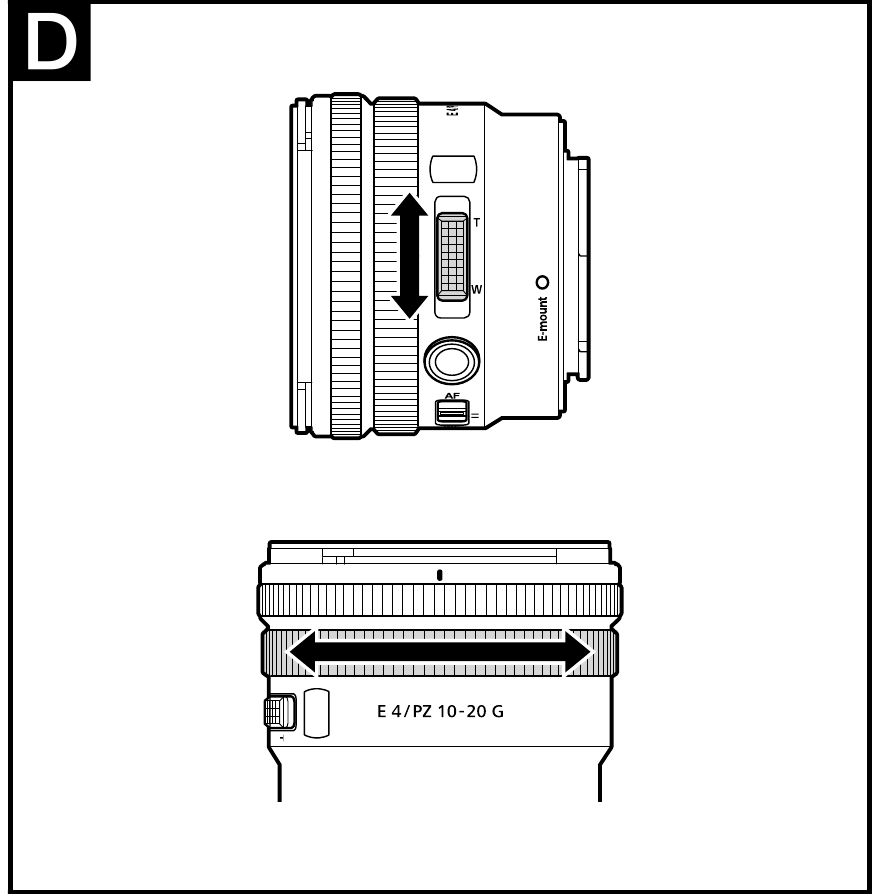 SONY E PZ 10-20mm F4 G (SELP1020G) - Manuál k objektivu a video s ...