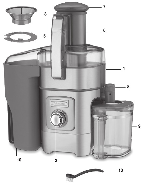Cuisinart CJE-1000 Juice Extractor Manual | ManualsLib