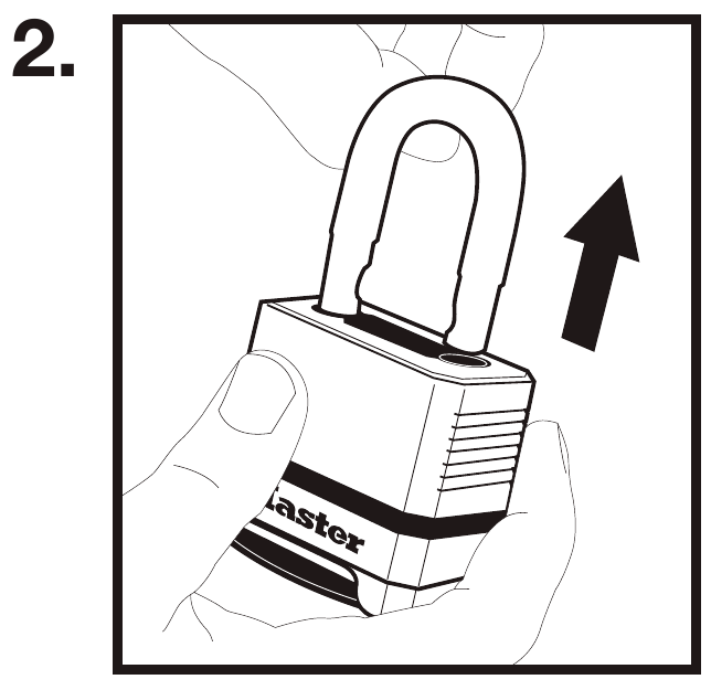 Instruções do Master Lock M175 | ManualsLib