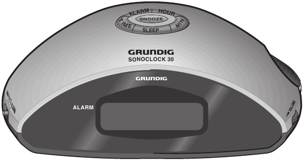 Grundig Sonoclock 30 Portable Radio Vartotojo Vadovas | ManualsLib