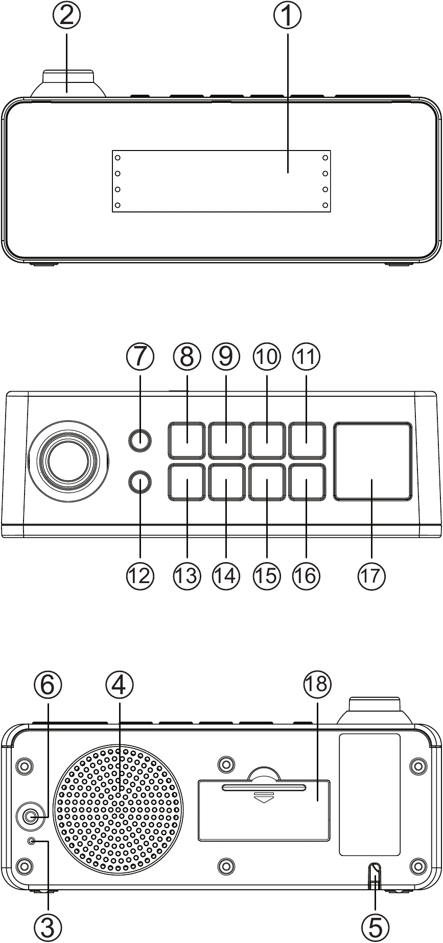 Muse M-188 P Projection Clock Radio Manual | ManualsLib