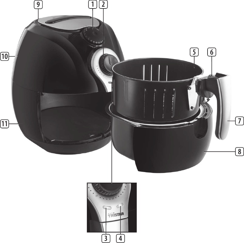 Tristar FR-6990 - Digital Crispy Fryer Manual | ManualsLib