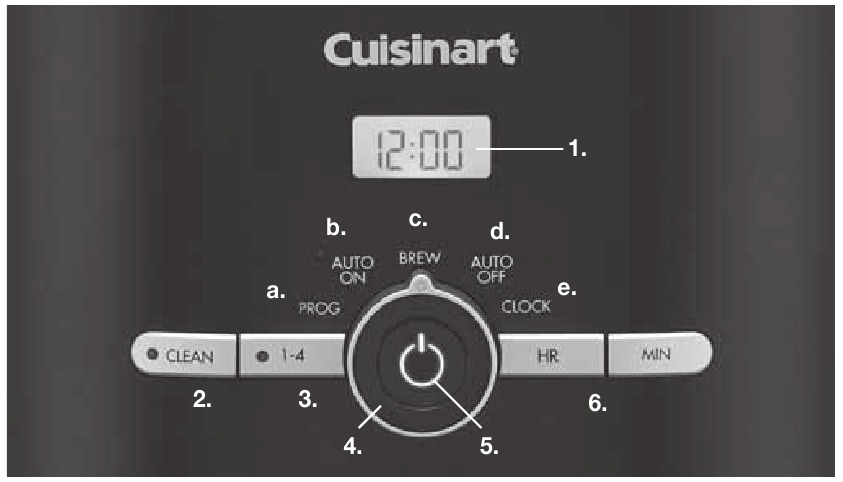 Cuisinart DCC-1120 Series - 12-Cup Classic Coffeemaker Manual | ManualsLib