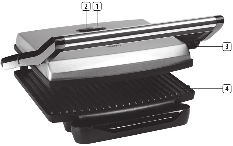 Manual de la Parrilla Princess Panini | ManualsLib