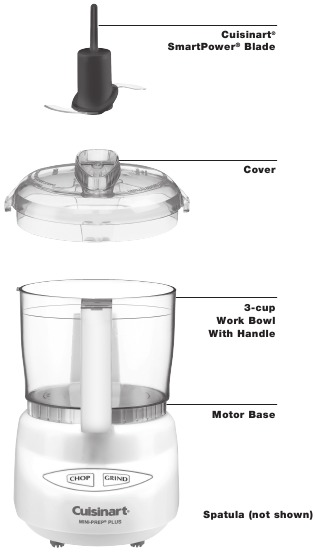 Cuisinart Mini-Prep DLC-2A Series - Manuale del processore Plus ...