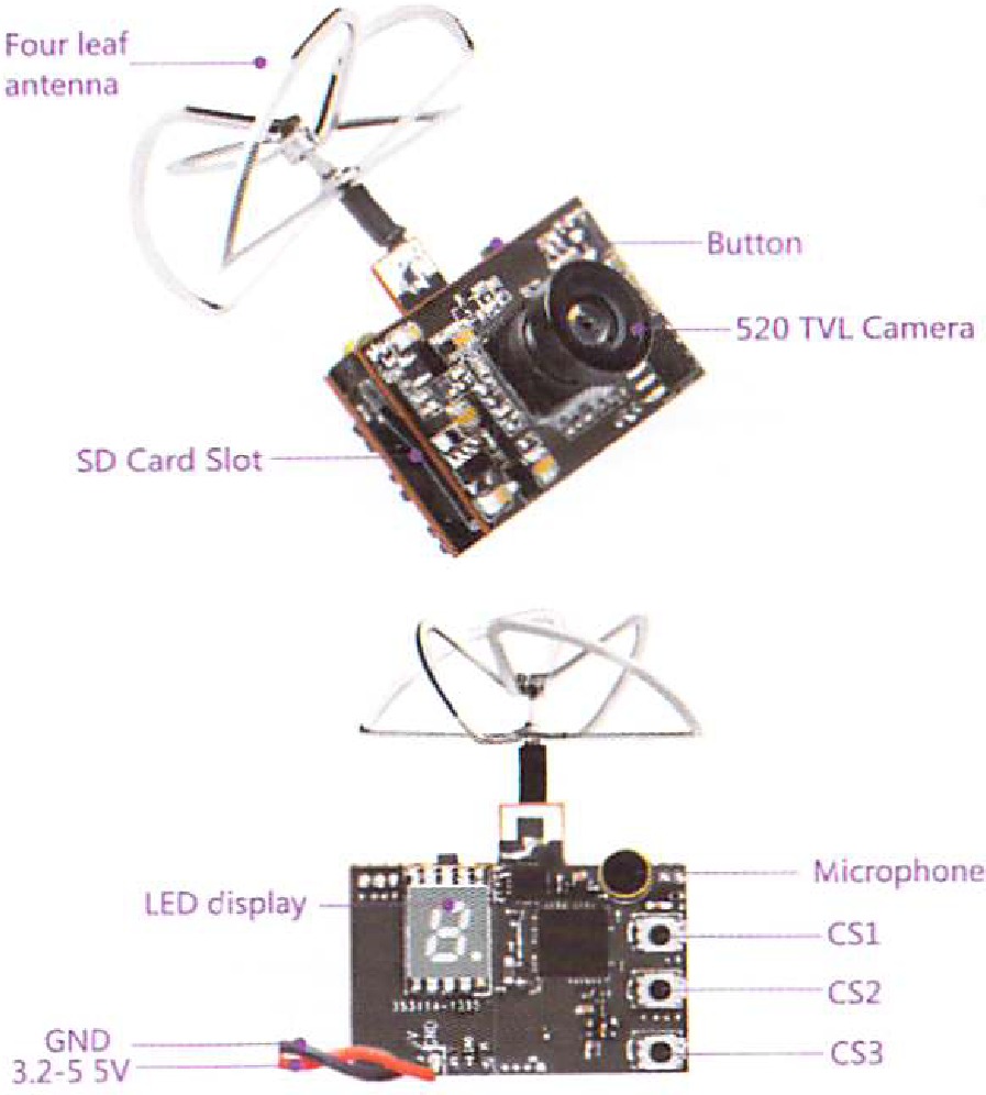 Eachine DVR03 - Buku Petunjuk Quadcopter Kamera FPV 4in1 | ManualsLib