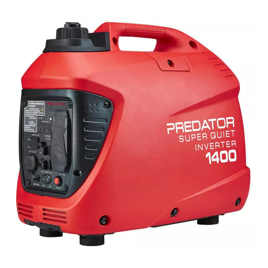 Manual do Gerador Inversor SUPER SILENCIOSO Predator de 1400 Watts ...