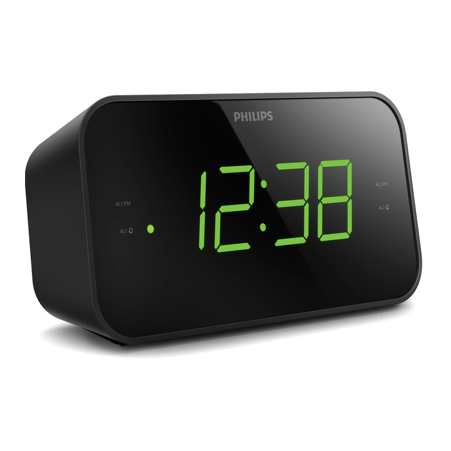 Philips R3306, 3000 Series - Clock Radio Manual | ManualsLib