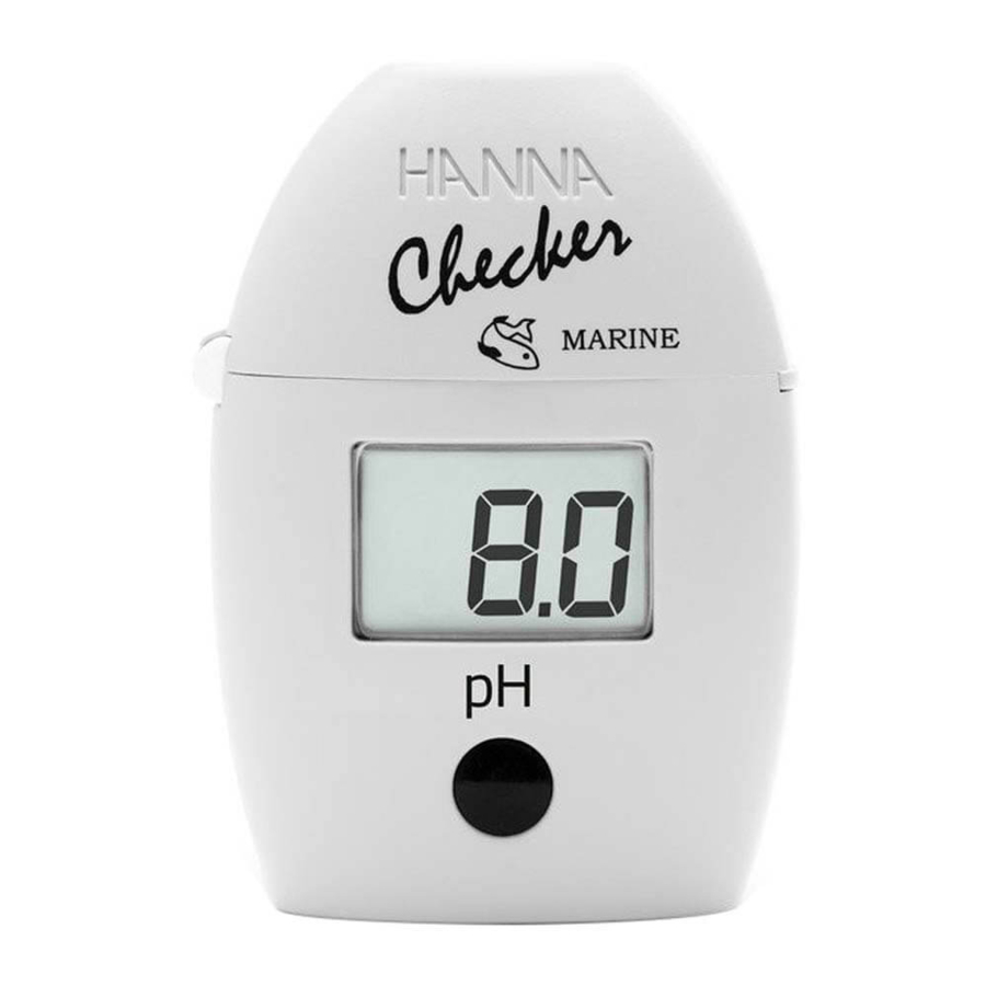 HANNA instruments HI780 - Marine-pH Handbuch | ManualsLib