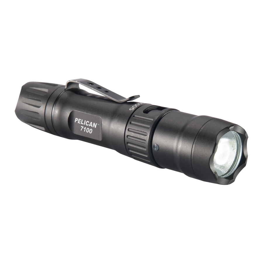 Pelican 7100 - LED Flashlight Manual | ManualsLib