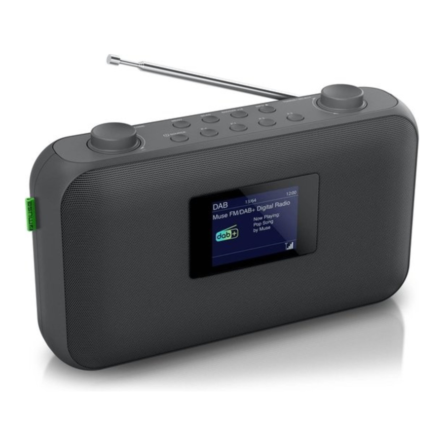 Muse M-118 DB - Manual de Radio Portátil DAB+/FM | ManualsLib
