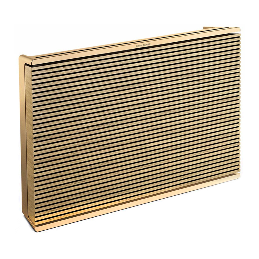 Bang & Olufsen Beosound Level - Wireless Speaker System Manual | ManualsLib