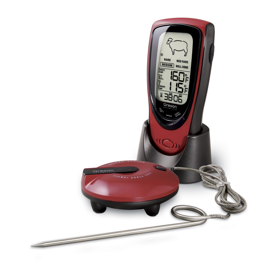 Oregon Scientific AW131 - Manual Termometer Daging BBQ/Oven | ManualsLib