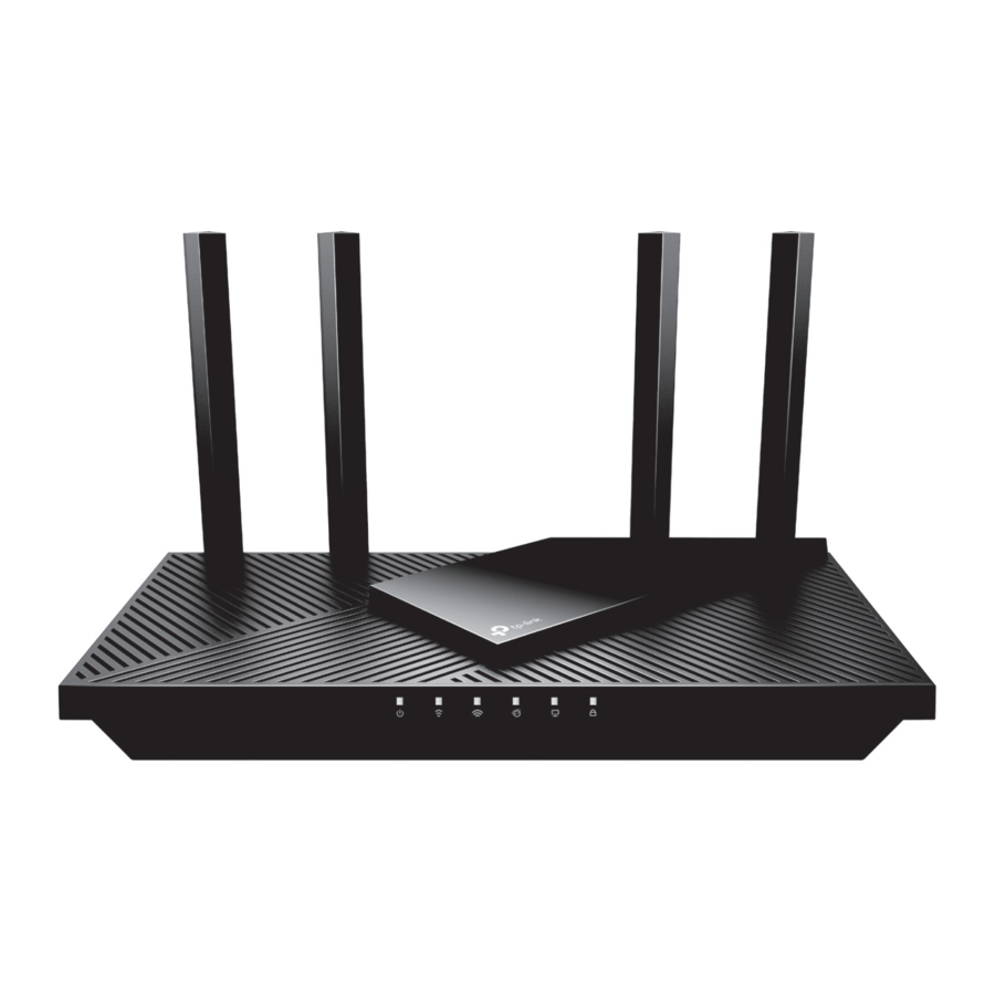 TP-Link Archer AX21 - Wi-Fi 6 Router Schnellinstallationsanleitung ...