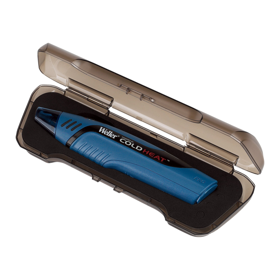 Weller ColdHeat Pro - Mwongozo wa Zana ya Uuzaji | ManualsLib