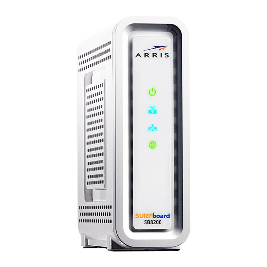 Manual de Arris SurfBoard SB8200 Docsis 3.1 | ManualsLib