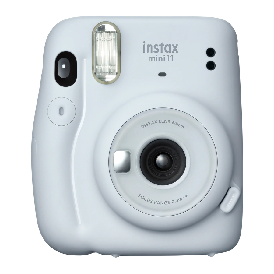 Priročnik za instant kamero Fujifilm INSTAX mini 11 | ManualsLib