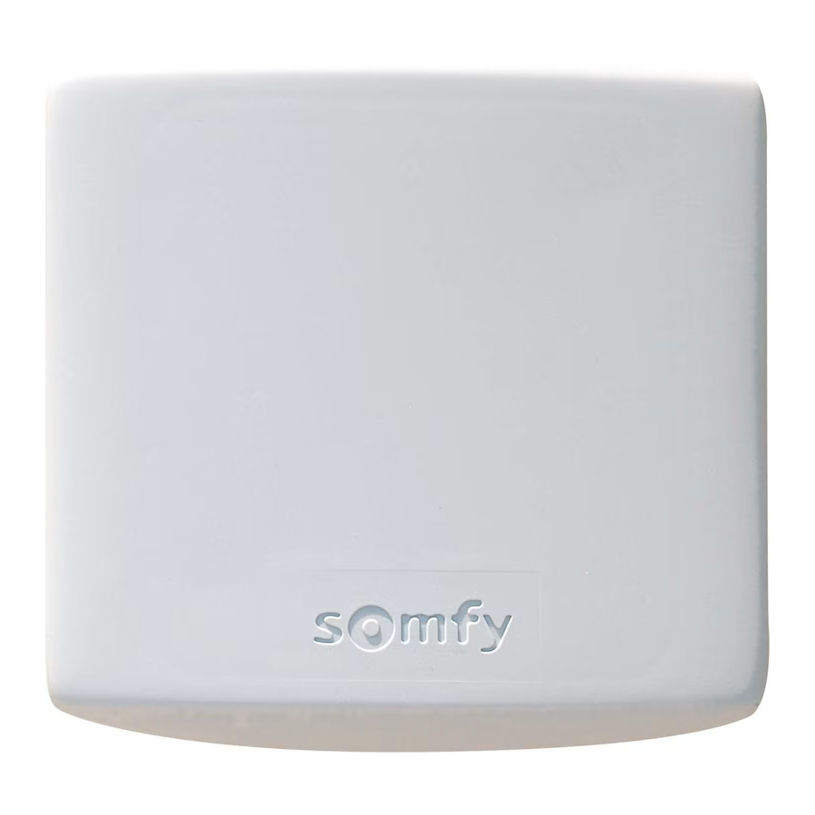 SOMFY Universal receiver RTS Installation Guide | ManualsLib
