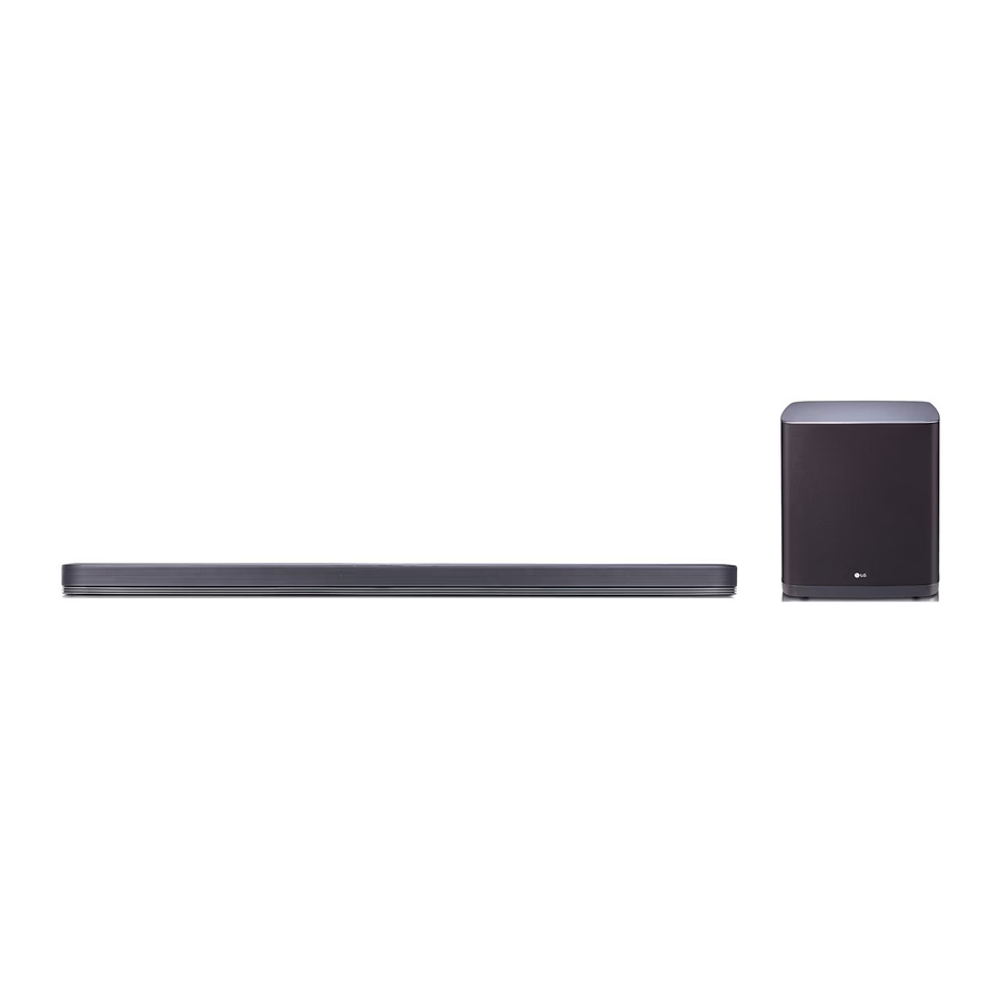 LG MUSIC flow SJ9 - Manual Simples da Barra de Som Multi-Room Sem Fio ...