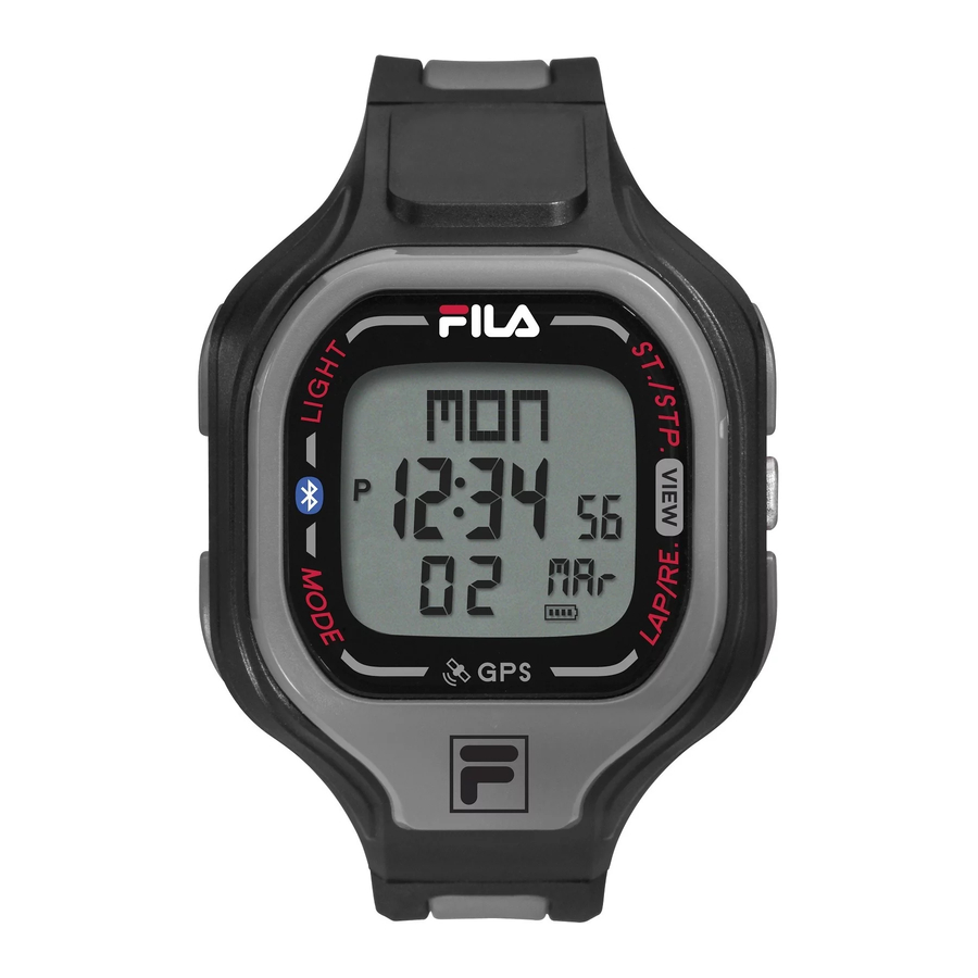 FILA Active 38-980 - Óra Gyors Útmutató | ManualsLib