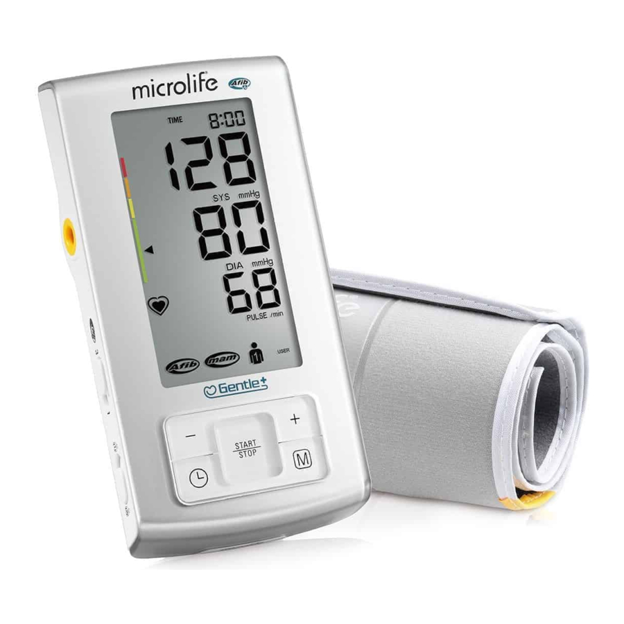 Microlife BP A6 PC - Blood Pressure Monitor Manual | ManualsLib