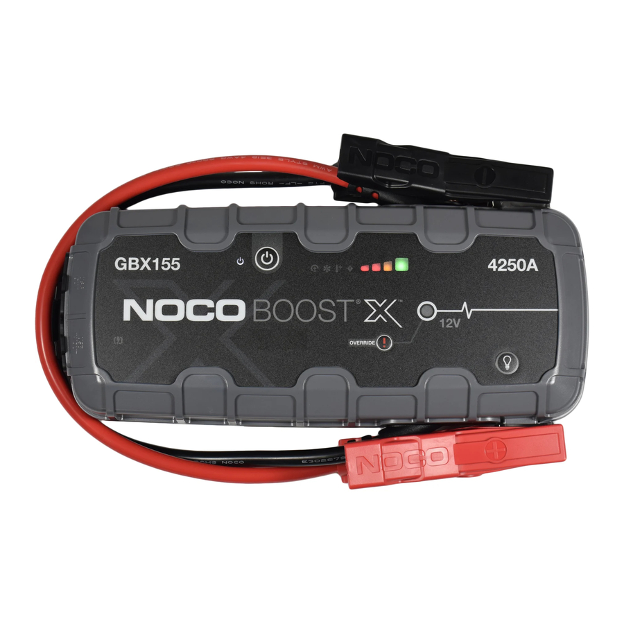 NOCO Boost X GBX155 - 4250 Amp UltraSafe Litijev zaganjalnik navodil ...