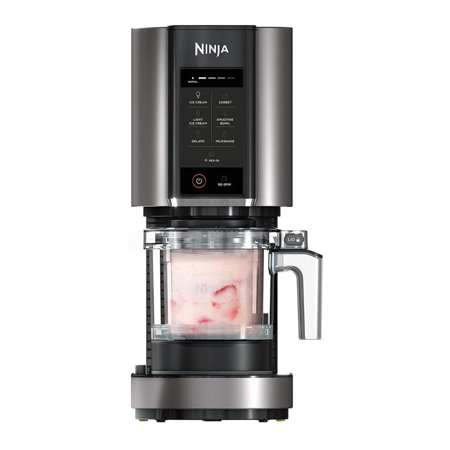 Ninja CREAMi NC300UK - Guía de inicio rápido de la heladera | ManualsLib