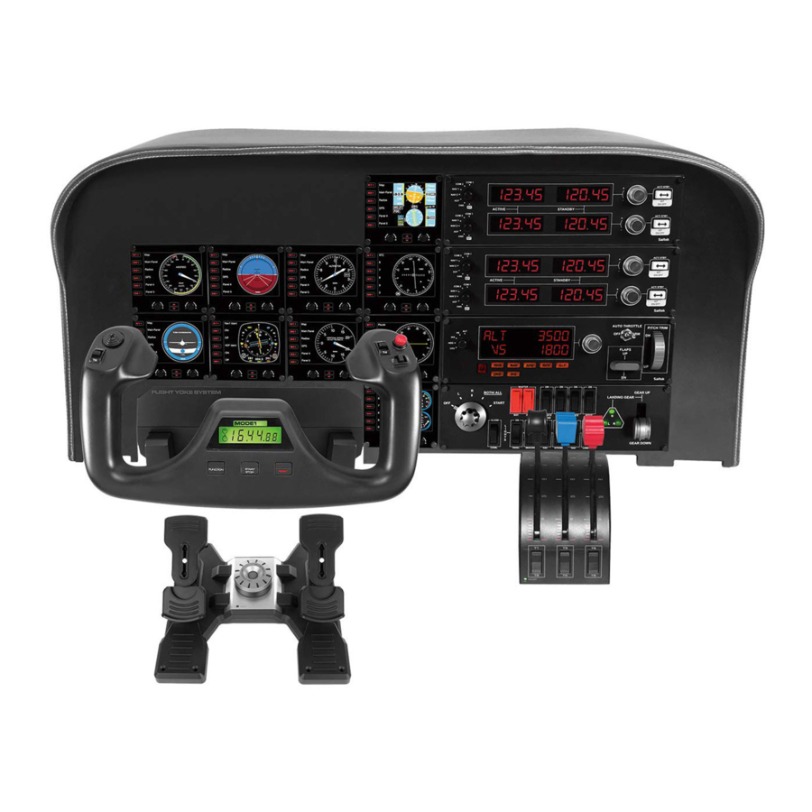 Logitech Flight Yoke System Manual (Manualul sistemului Logitech Flight ...