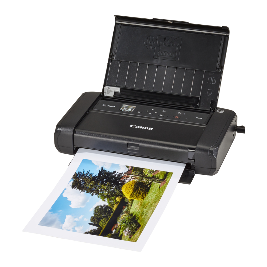 Manuel Canon PIXMA TR150 | ManualsLib