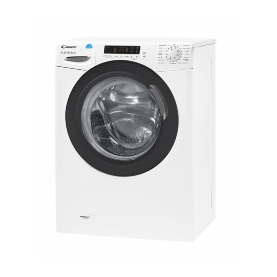 Candy Smart Touch -pyykinpesukoneen 5–12 kg:n käyttöohje | ManualsLib