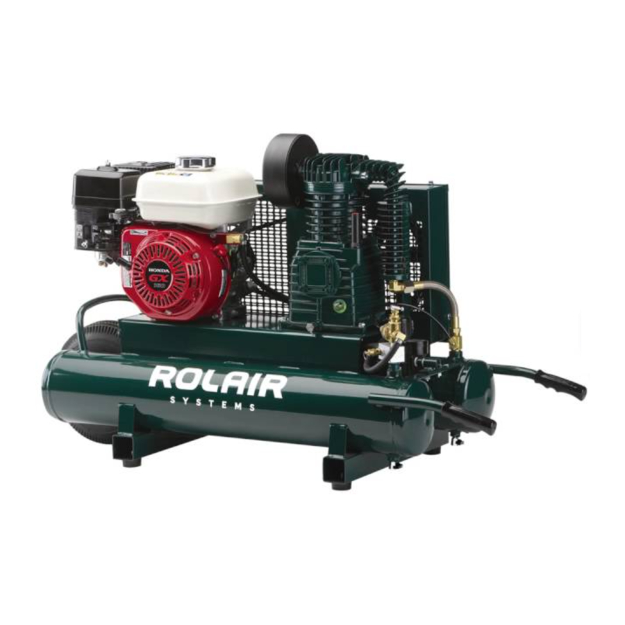 Rolair 4090HK17 - PORTABLE AIR COMPRESSOR Manual | ManualsLib