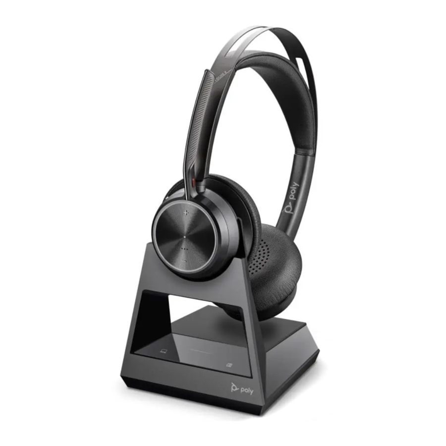 Plantronics Poly Voyager Focus 2 Office - Manuale del sistema di cuffie ...